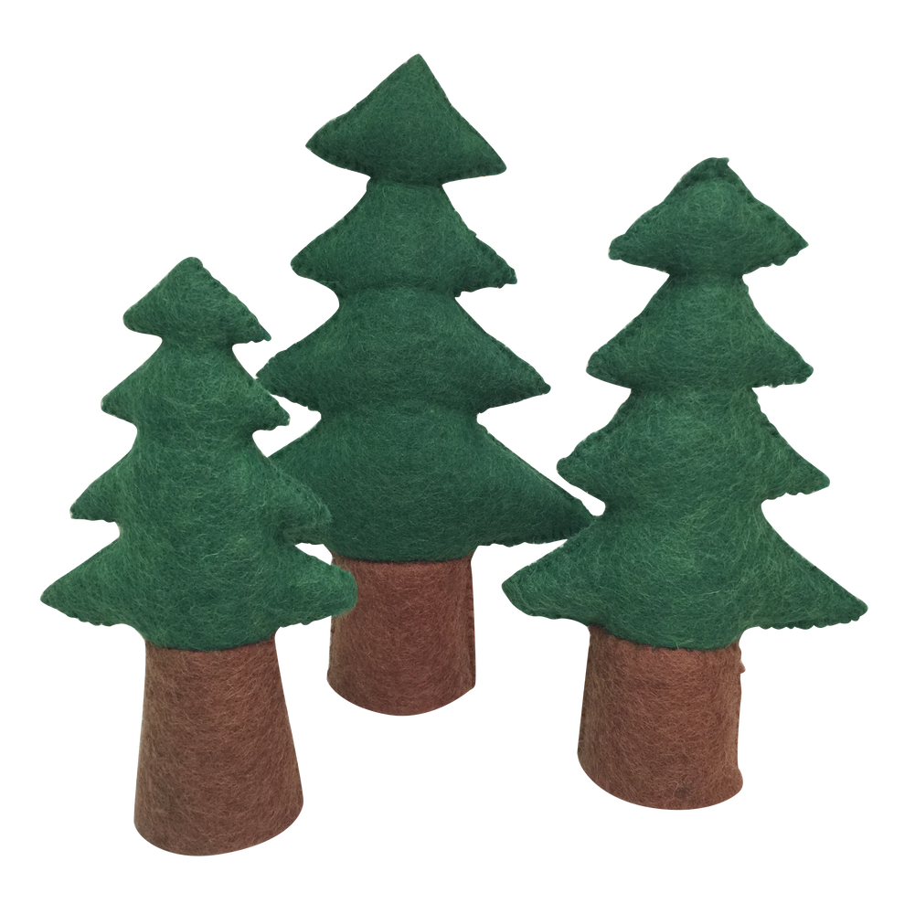 Felt pine trees – The Little Toy Store